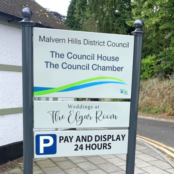 Exterior Wayfinding Signage | PBS